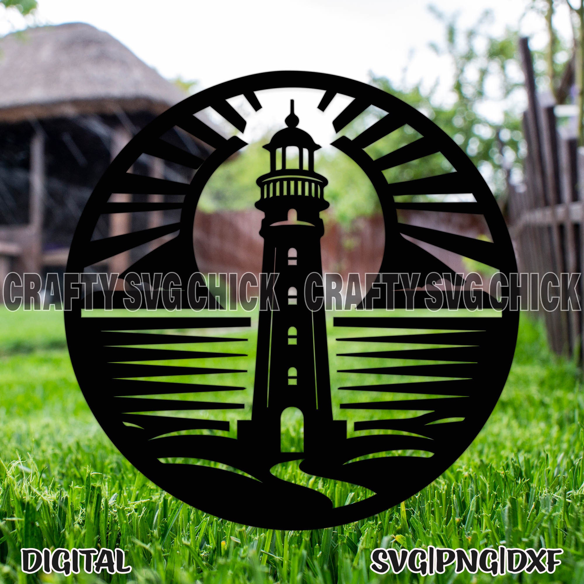 Lighthouse Svg, Lighthouse Png, Lighthouse Dxf, Plasma Cut File ...