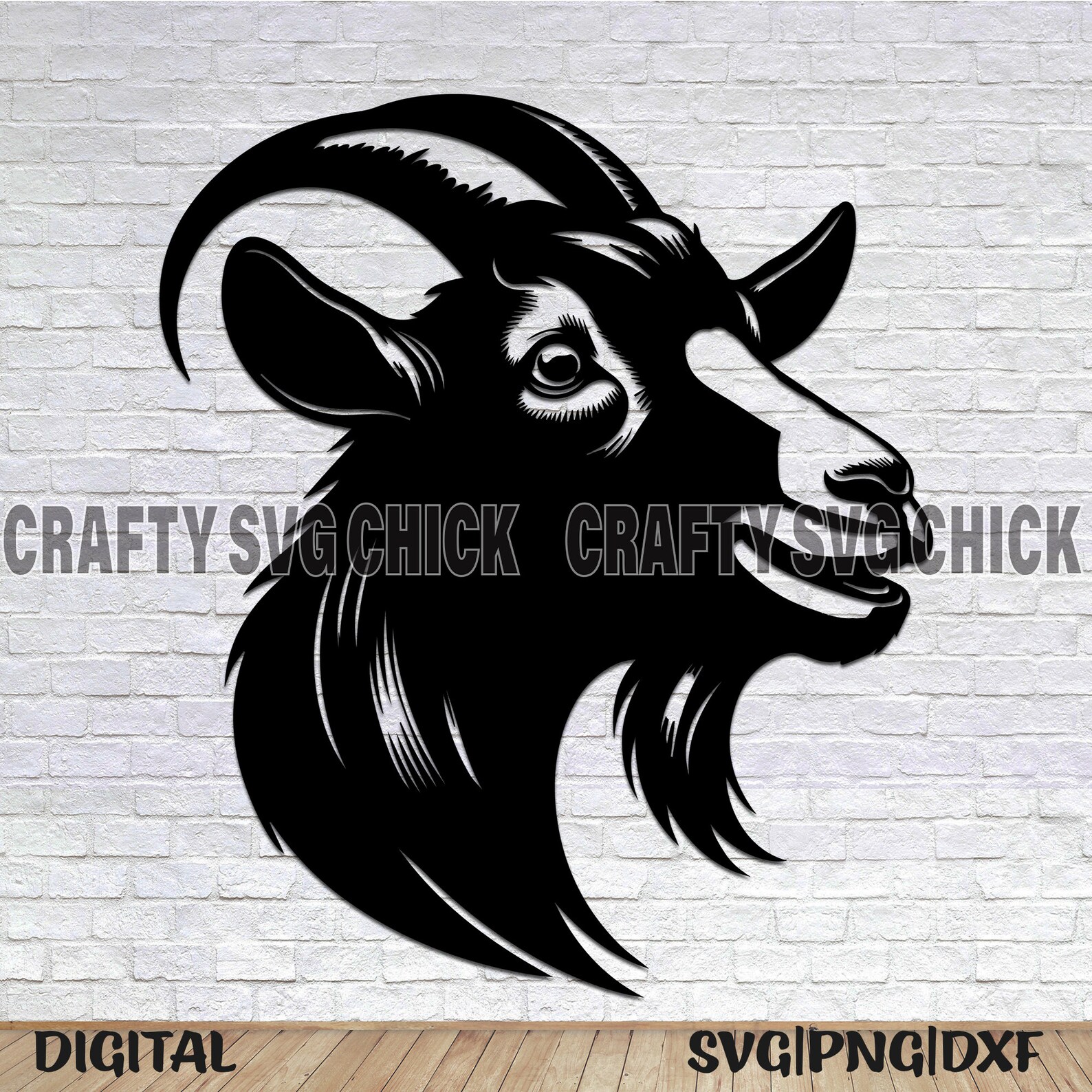Goat Svg Goat Png Goat Dxf Svg Pdf Png Dxf Laser Design Door Sign Wood ...