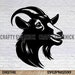 Goat Svg Goat Png Goat Dxf Svg Pdf Png Dxf Laser Design Door Sign Wood ...