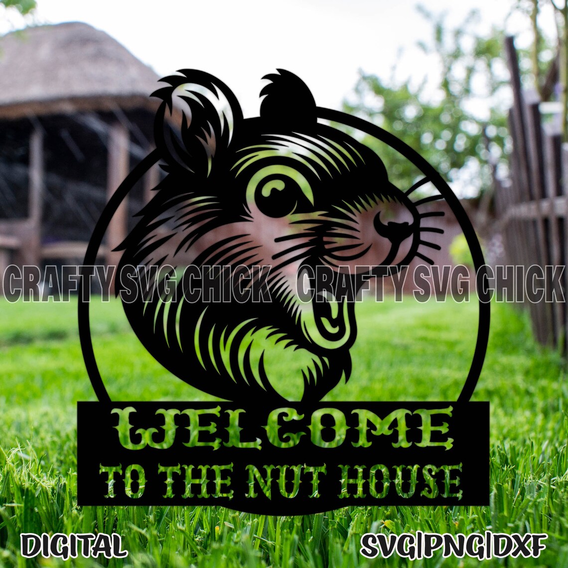 Squirrel Funny Svg, Welcome Sign Svg, Squirrel Funny Png, Welcome Sign ...