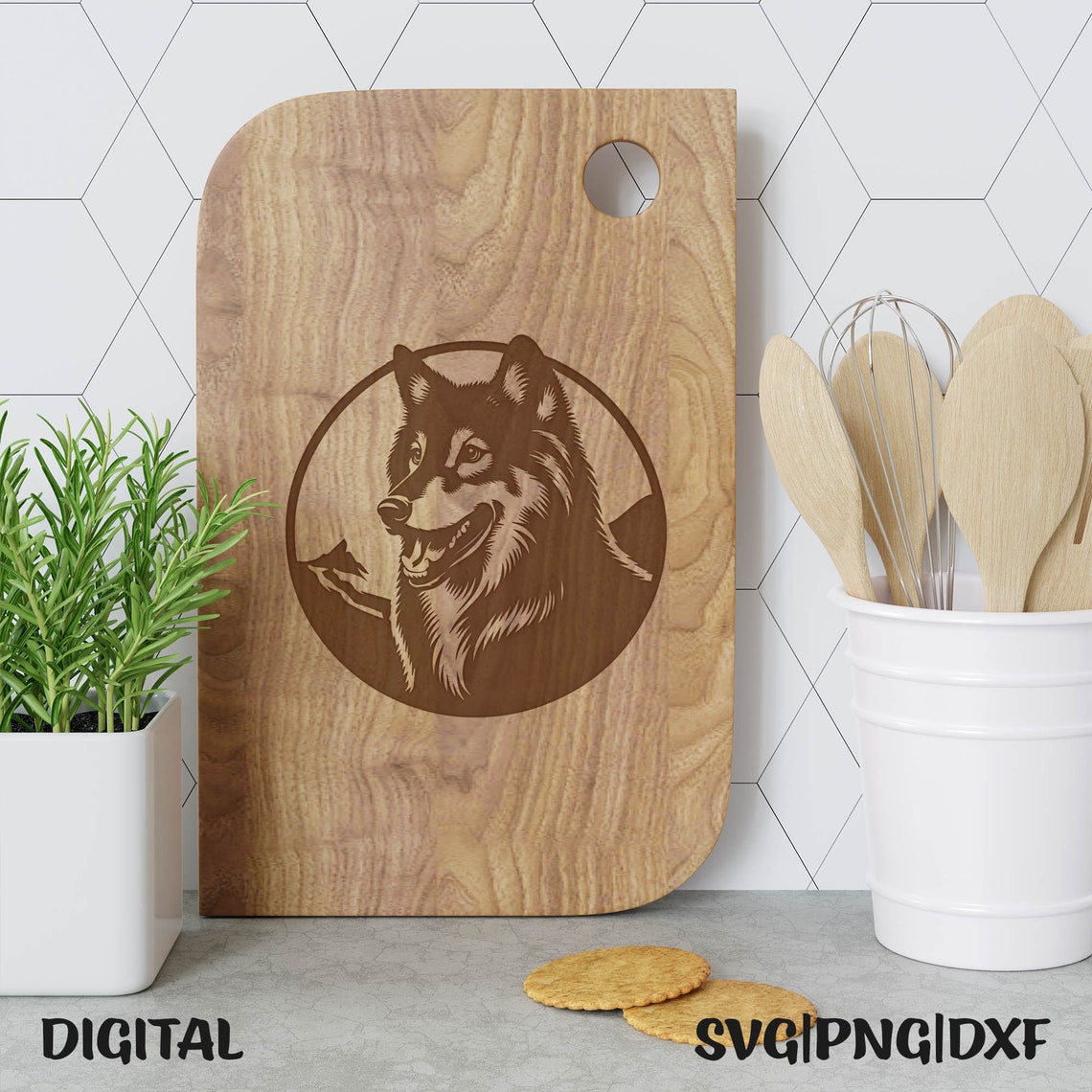 Wolf Laser Wolf Svg, Wolf Dxf, Plasma Cut File, Glowforge Svg File ...