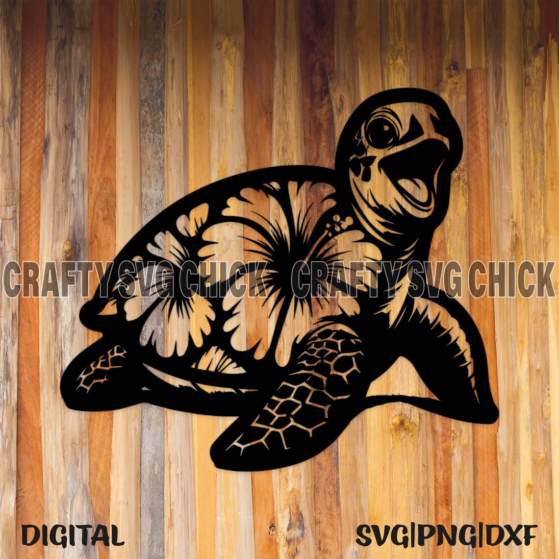 Sea Turtle Svg, Hibiscus Svg, Sea Turtle Png, Hibiscus Png, Sea Turtle ...