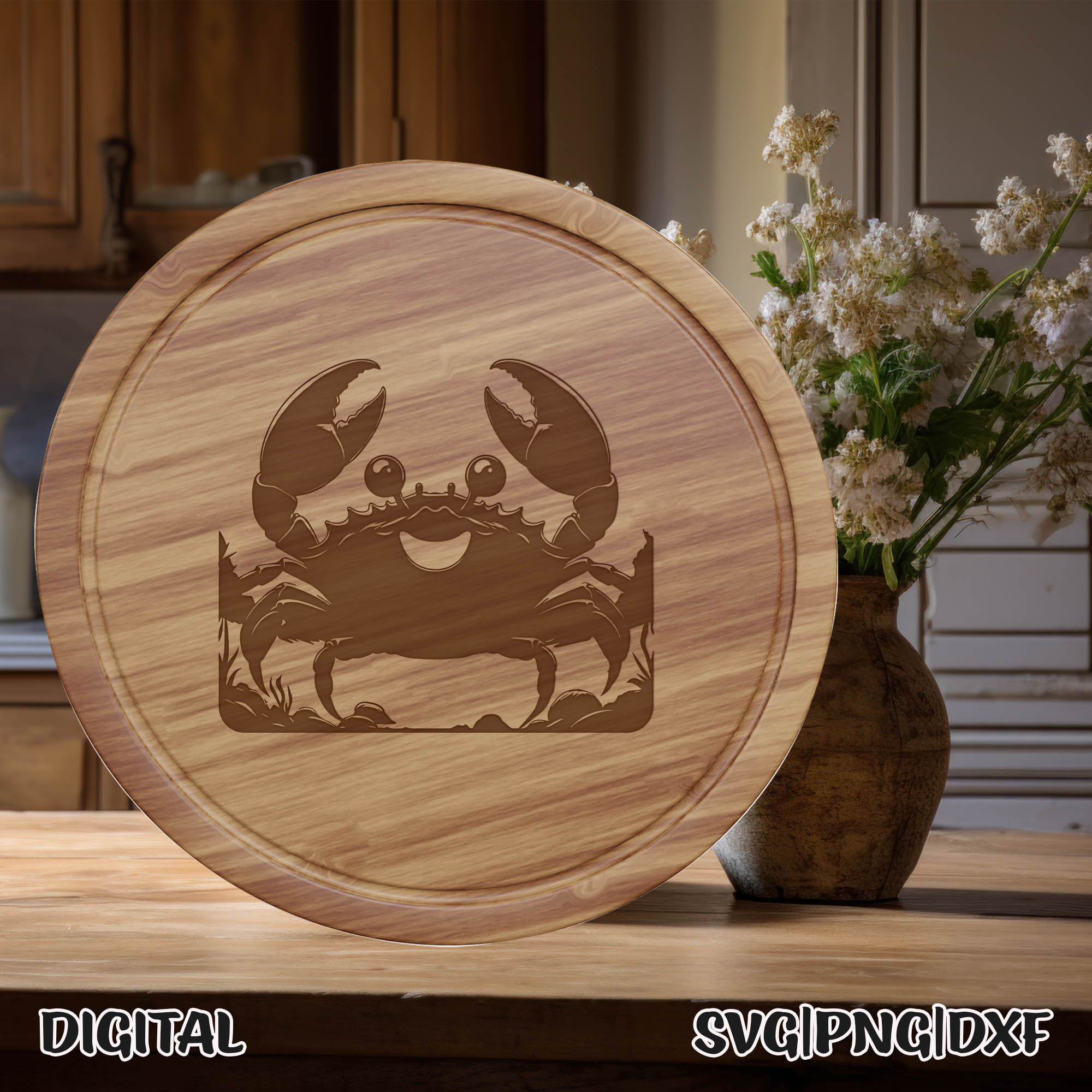 Crab Beach Svg, Crab Beach Png, Crab Beach Dxf, Laser Cut File, Plasma ...