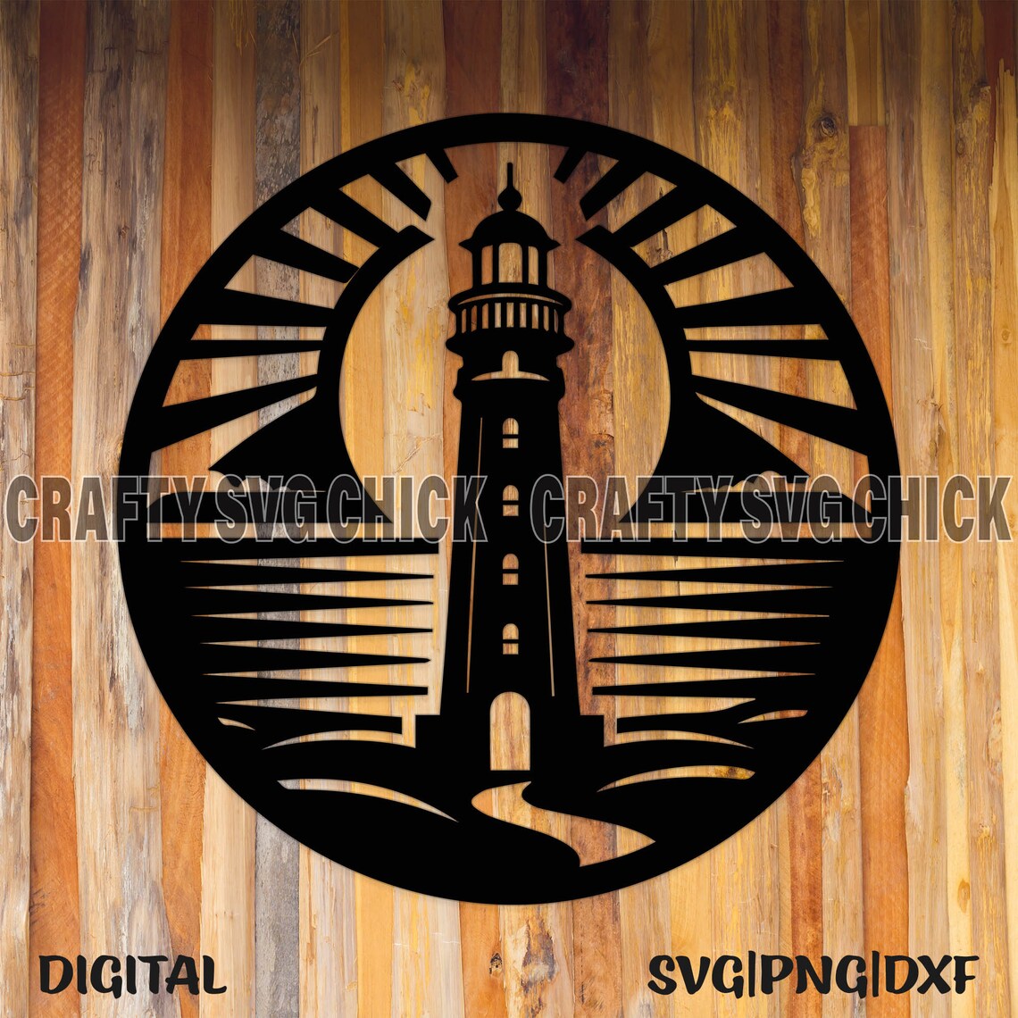 Lighthouse Svg, Lighthouse Png, Lighthouse Dxf, Plasma Cut File ...