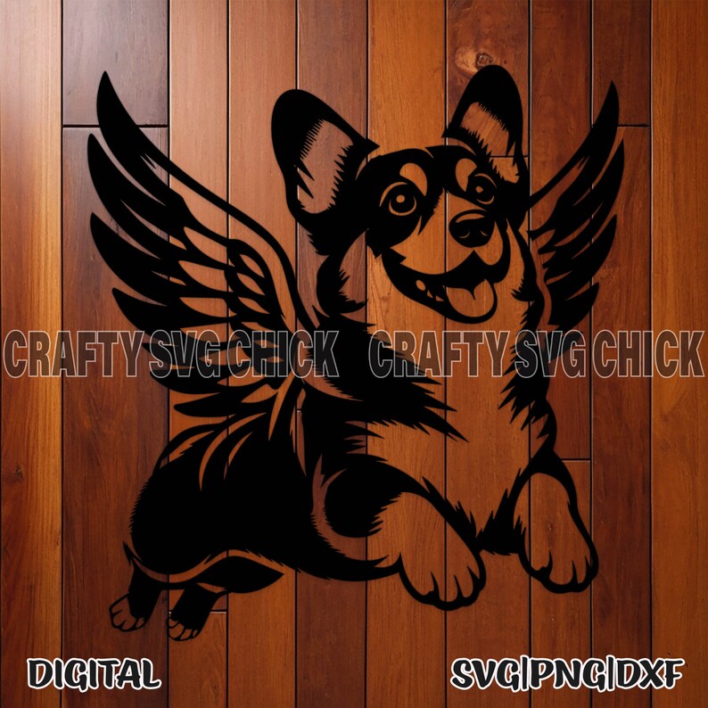 Corgi Angel Svg, Dog Memorial Svg, Corgi Angel Png, Dog Memorial Png ...