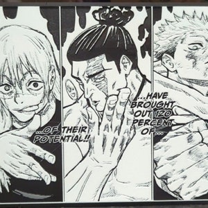 Jujutsu Kaisen/jjk Manga Anime Wall Art Decoration custom Requests ...