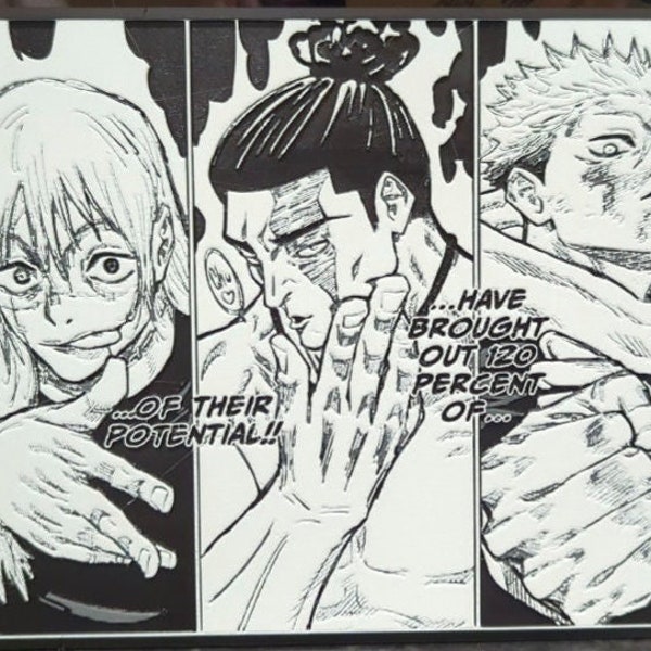 Jujutsu Kaisen Manga Panels - Etsy UK