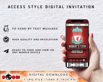 Ticket Liverpool - Etsy