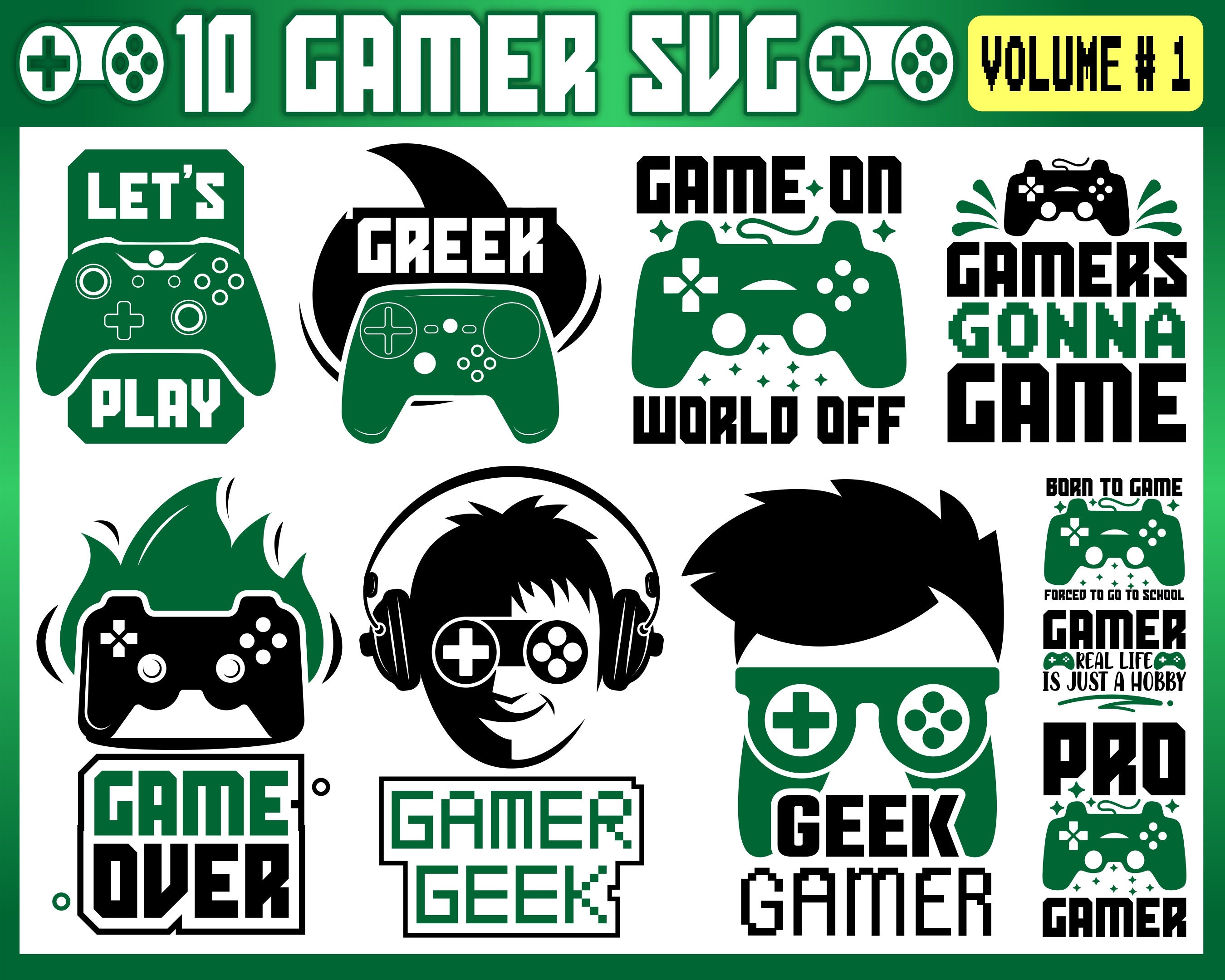 Game Svg Bundle Gamer Svg Funny Gamer Sayings Svg Gamer - Etsy