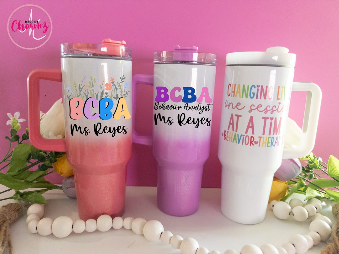 BCBA 40oz Tumbler| BCBA 40oz Coffee Tumbler, Behavior Analyst 40oz ...
