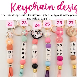Therapist Keychain| SLP Keychain, OT Keychain, BCBA Keychain, Cute ...