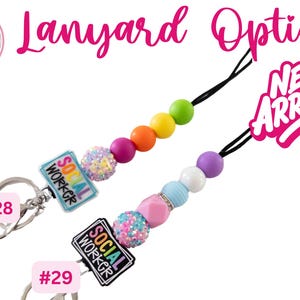 Social Worker Lanyard| Licensed Social Worker Lanyard, BSW Lanyard, MSW ...