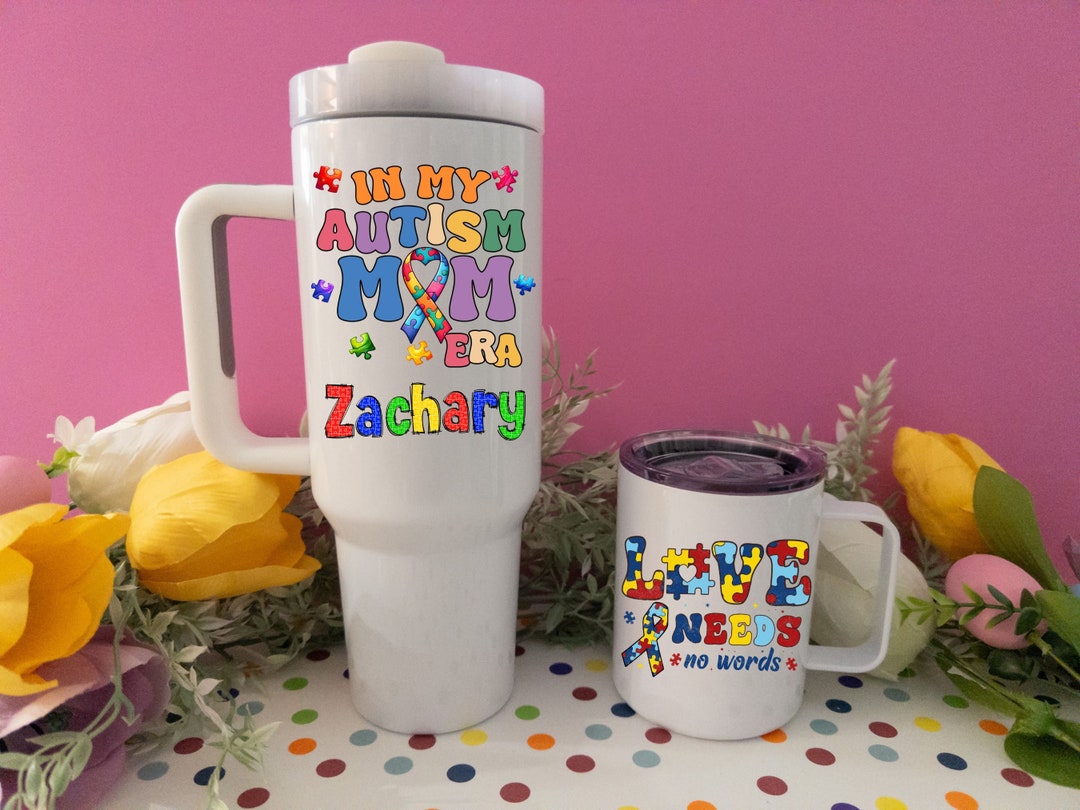 40oz Autism Awareness Tumbler| Autism Tumbler Mug, Autism Awareness Cup ...