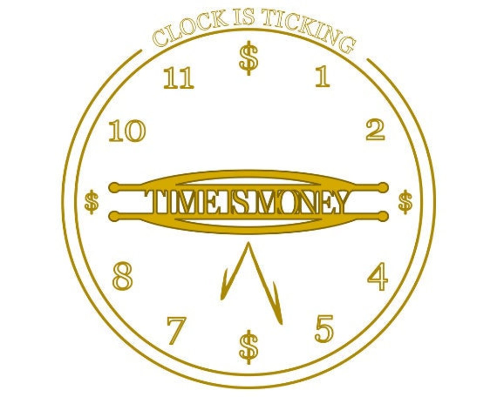 Clock is Ticking Time is Money SVG Clock Face Svg Vintage - Etsy