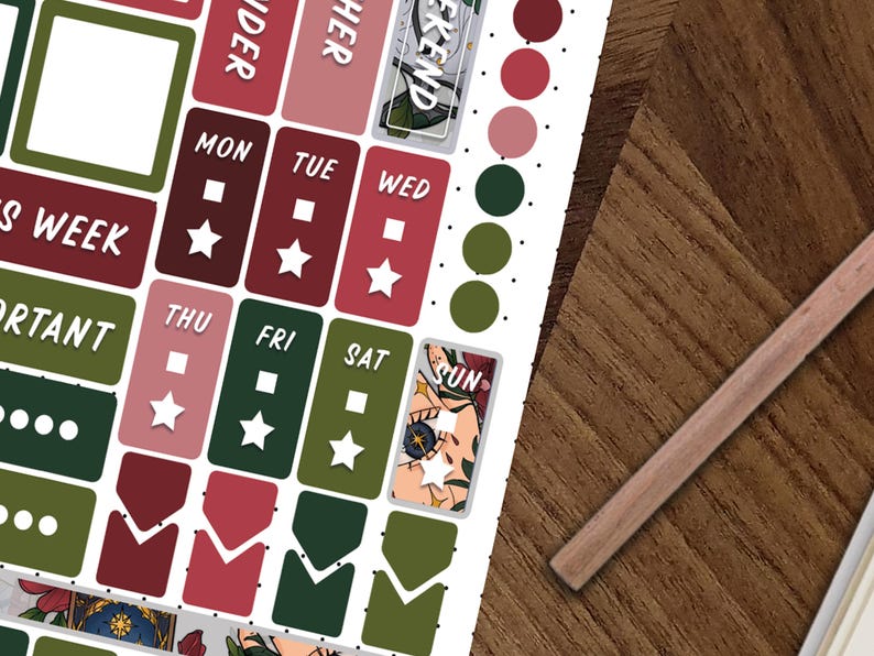 ACOTAR A Court Sticker Sheet ~ Functional Sticker Sheet ~ Journaling ...