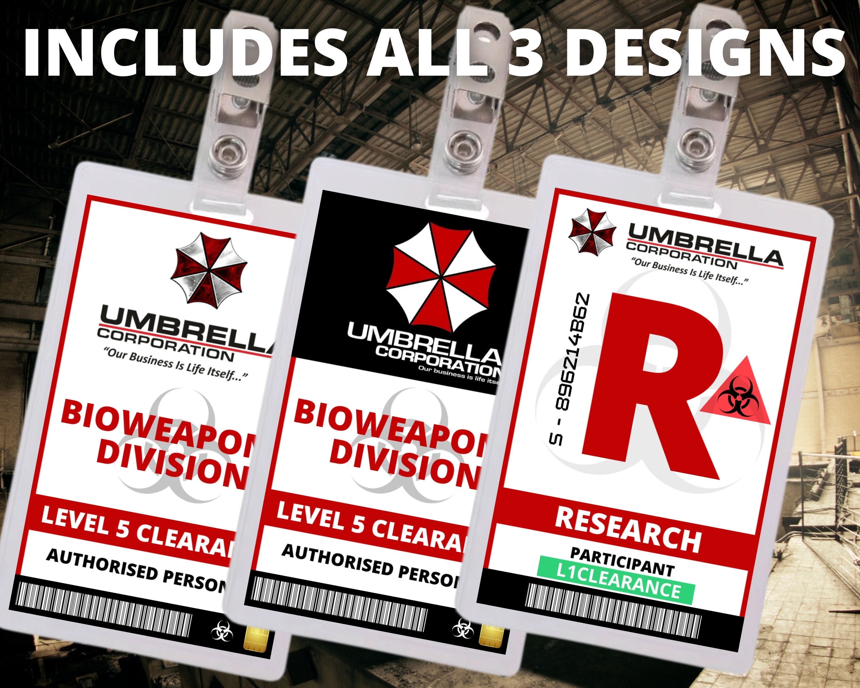 PRINTABLE Resident Evil Umbrella Corporation Bioweapons - Etsy