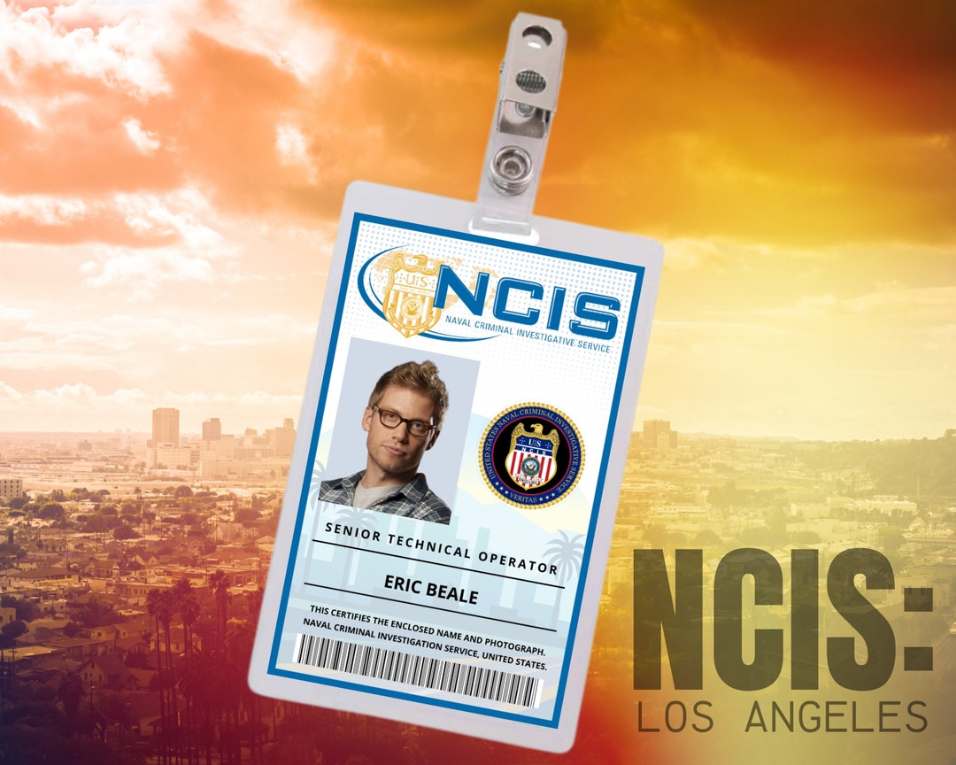 PRINTABLE Eric Beale Id Card, NCIS Los Angeles Cosplay, Id Card, Id ...
