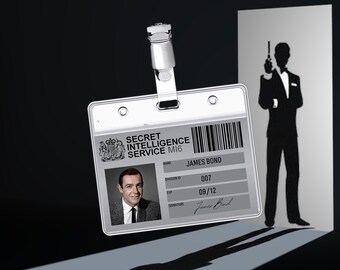 MI6 / SIS British Secret Intelligence Agent Service 007 James Bond ID ...
