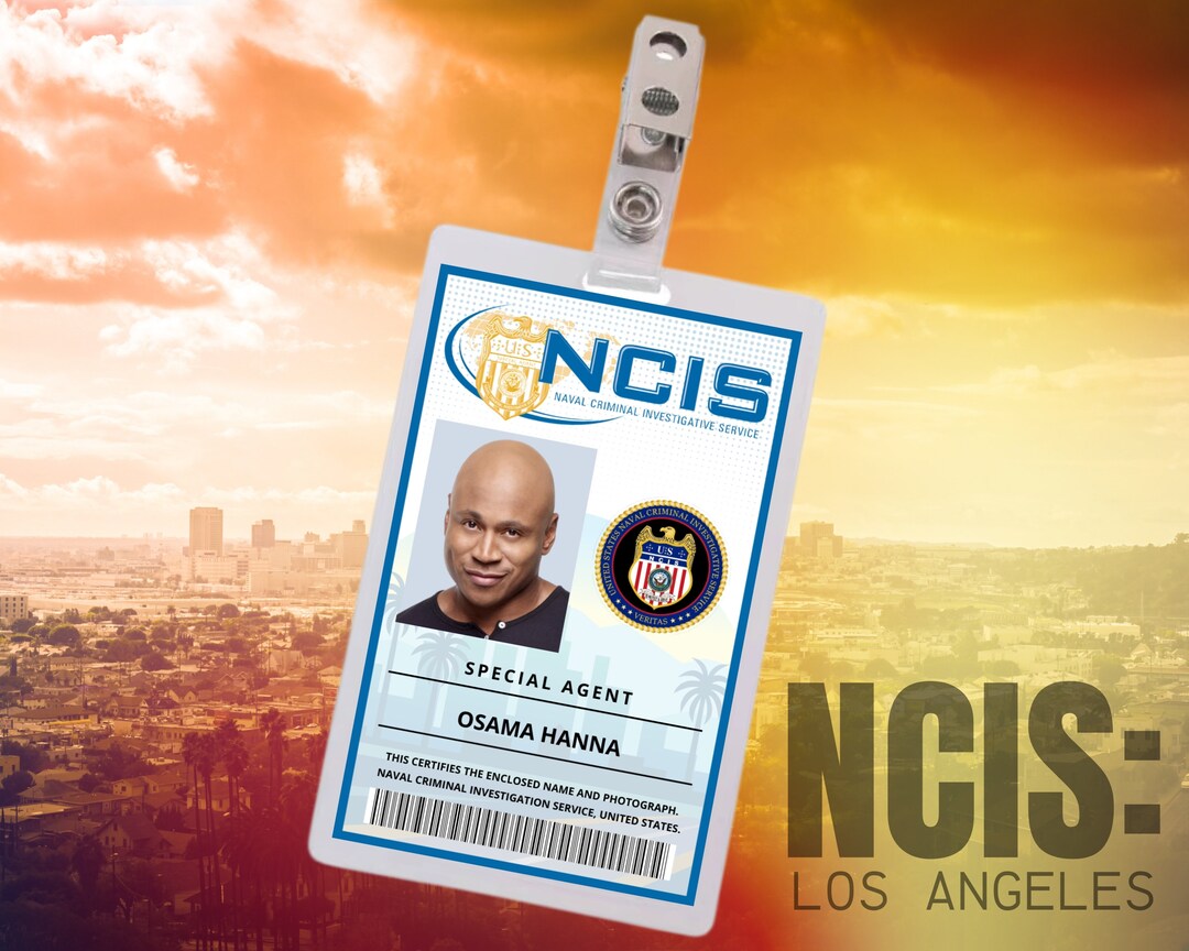 PRINTABLE Osama Hanna Id Card, NCIS Los Angeles Cosplay, Id Card, Id ...