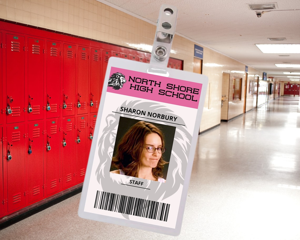 PRINTABLE SHARON NORBURY Id Badge Mean Girls Cosplay - Etsy