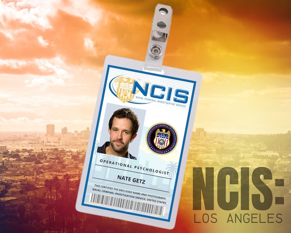 PRINTABLE Nate Getz Id Card NCIS Los Angeles Cosplay Id - Etsy