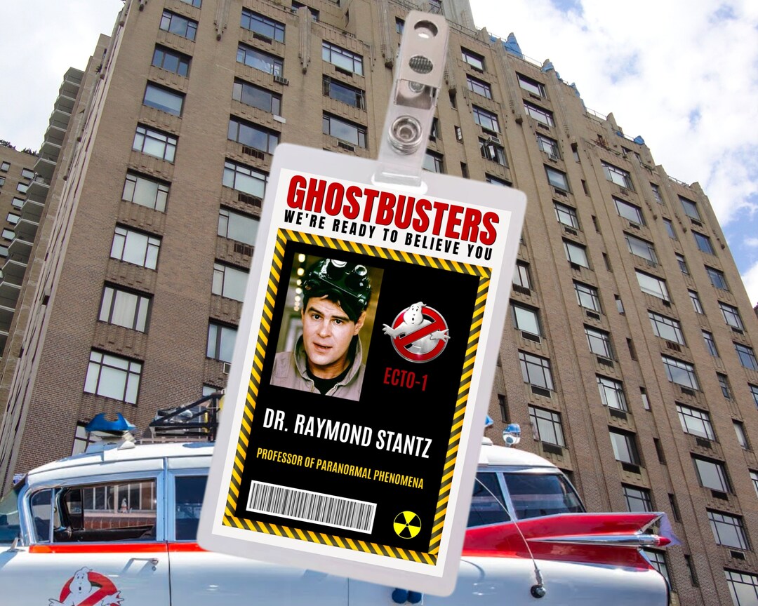 PRINTABLE Raymond Stantz | Ghostbusters ID Card | Replica | ID Card ...