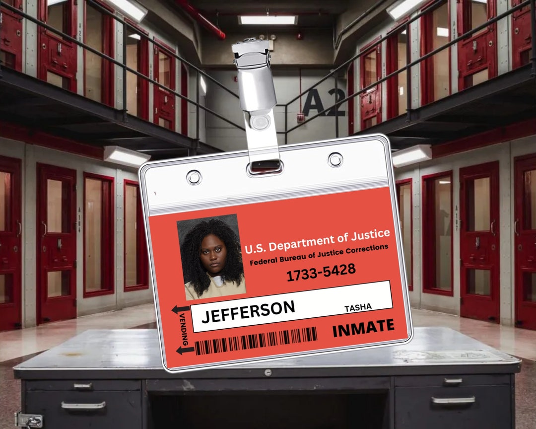 PRINTABLE Tasha Jefferson, Orange is the New Black, Id Card, Name Badge ...