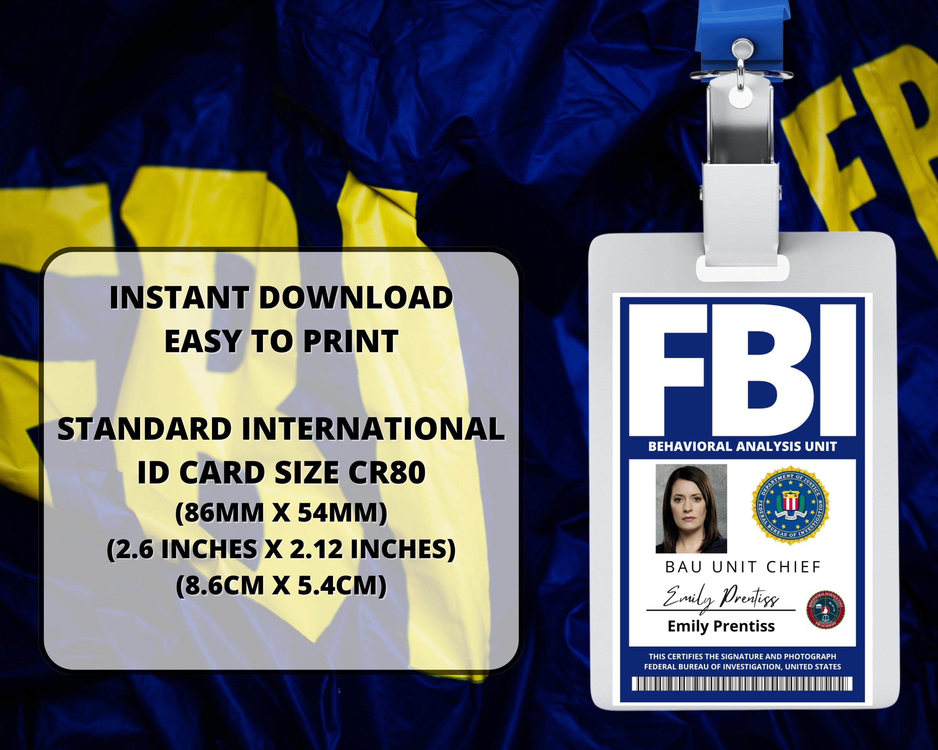 Emily Prentiss Badge