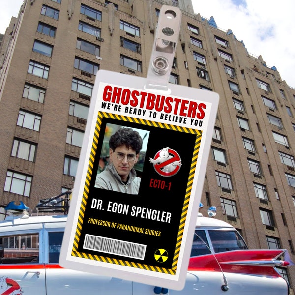 Ghostbusters Id Card - Etsy