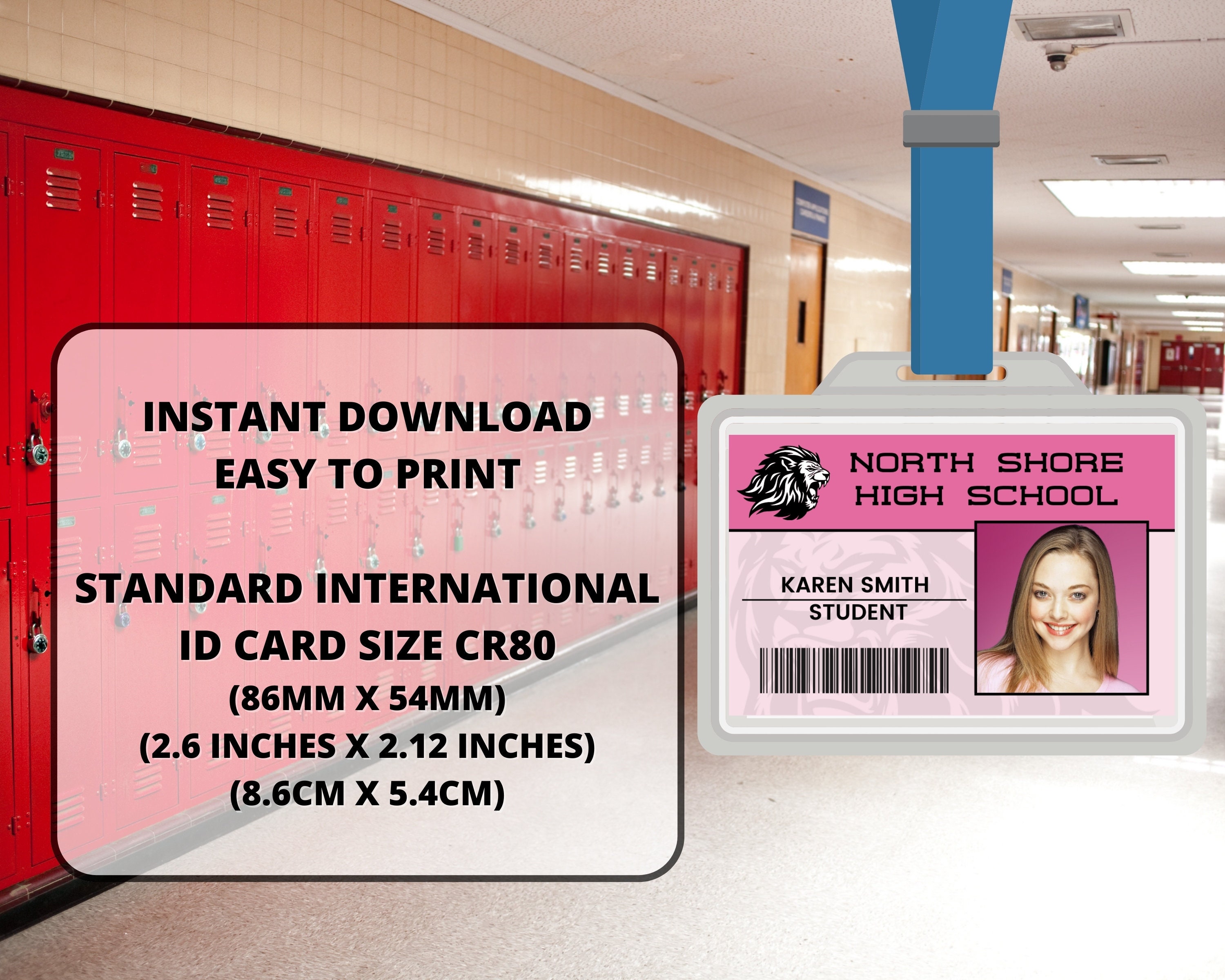 PRINTABLE KAREN SMITH Id Badge Mean Girls Cosplay - Etsy