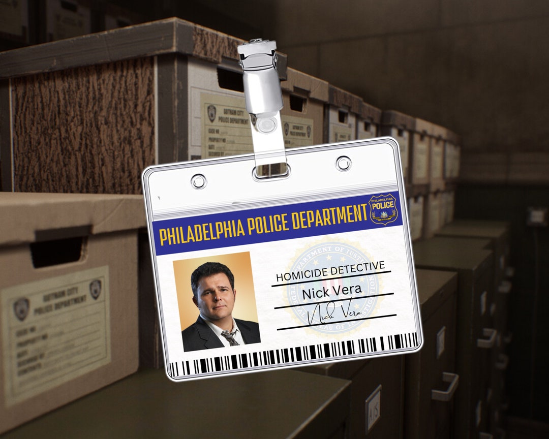 PRINTABLE Nick Vera Id Badge, Cold Case, Cosplay Accessories, Replica ...