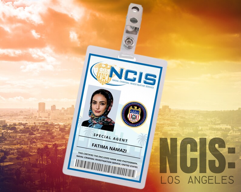 PRINTABLE Fatima Namazi Id Card NCIS Los Angeles Cosplay Id - Etsy Canada
