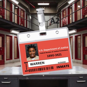 PRINTABLE Suzanne Warren, Orange is the New Black, Id Card, Name Badge ...