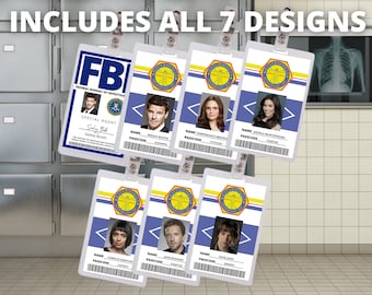 Cosplay Id Card Fbi - Etsy