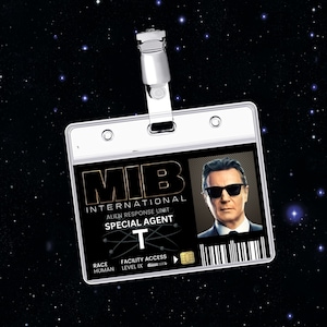 PRINTABLE Men in Black International | Agent T | ID Card Badge ...