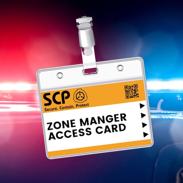 Scp Id Card - Etsy