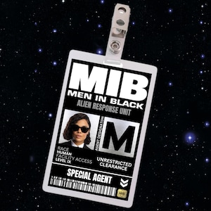 PRINTABLE Agent M | Men in Black ID Card | Badge | Special Agent M ...