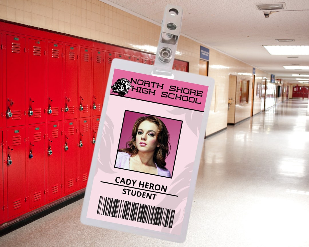PRINTABLE CADY HERON Id Badge, Mean Girls, Cosplay Accessories, Replica ...