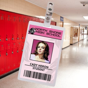 PRINTABLE CADY HERON Id Badge, Mean Girls, Cosplay Accessories, Replica ...