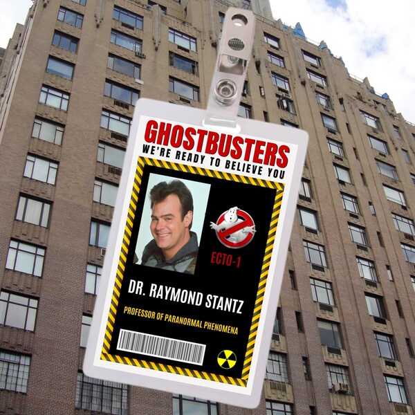 Ghostbusters Id Card - Etsy Canada