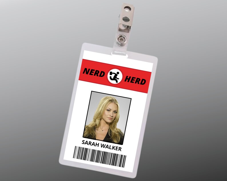 PRINTABLE Sarah Walker ID Card Badge Cosplay Costume - Etsy