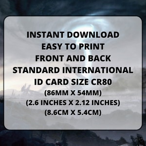 PRINTABLE RIPD | Nick Walker | ID Card | Badge | Special Agent ...