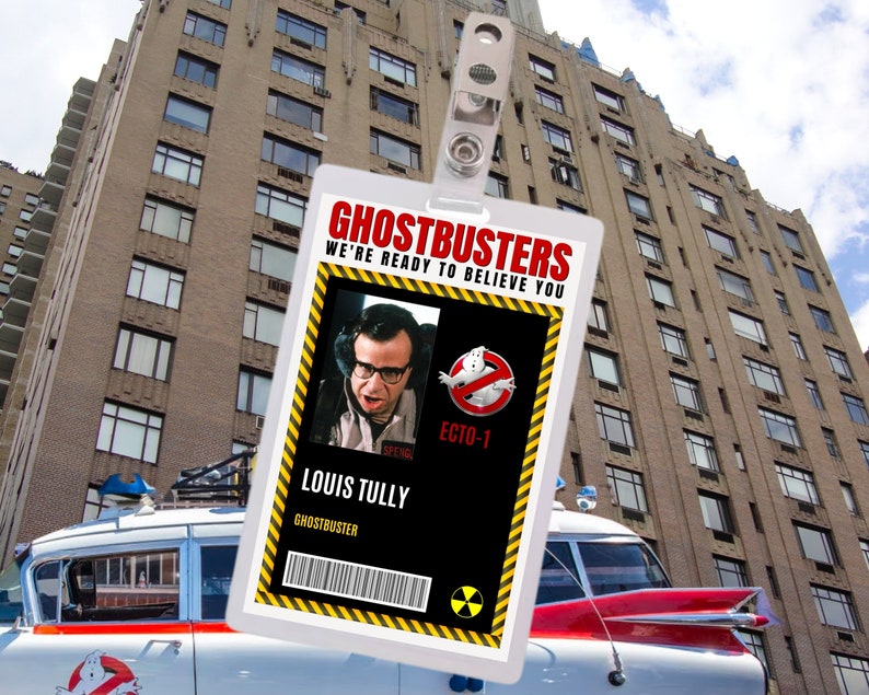 PRINTABLE Louis Tully Ghostbusters ID Card Replica ID - Etsy