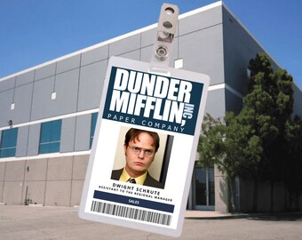 Dwight Schrute Id Card - Etsy