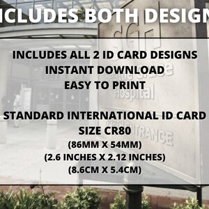 PRINTABLE Greys Anatomy, Meredith Grey and Derek Shepherd Id Cards ...
