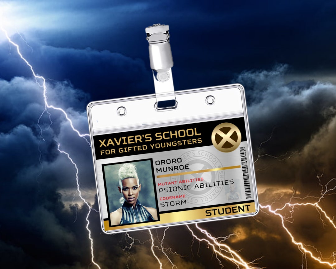 PRINTABLE X-MEN | Storm ID Card | Badge | Special Agent | Cosplay ...