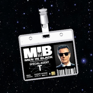 PRINTABLE Men in Black ID Card Badge | Special Agent T |cosplay ...