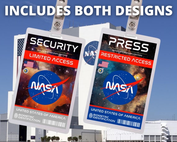 Printable Nasa Name Badge