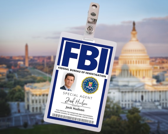 Fbi Name Badge