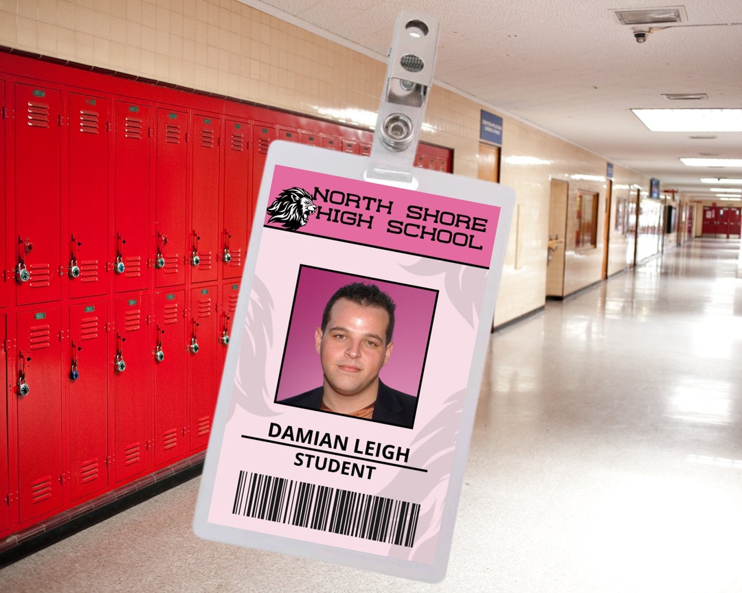 PRINTABLE DAMIAN LEIGH Id Badge, Mean Girls, Cosplay Accessories ...
